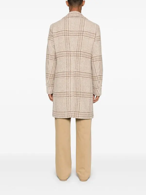 Eleventy Check-pattern Coat