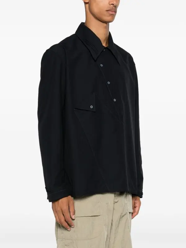 Kiko Kostadinov Jarocka Shirt In Black - 70% Off | Editorialist