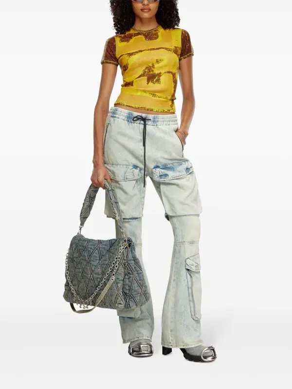 Diesel® T-Ele-Long-P5 T-Shirt In Multicolour - 30% Off | Editorialist
