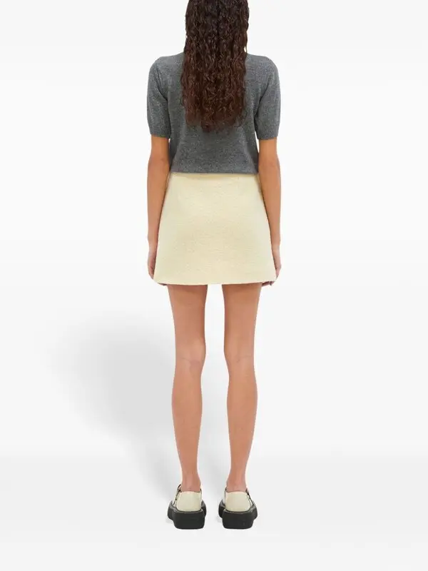 MSGM Wool Mini Skirt