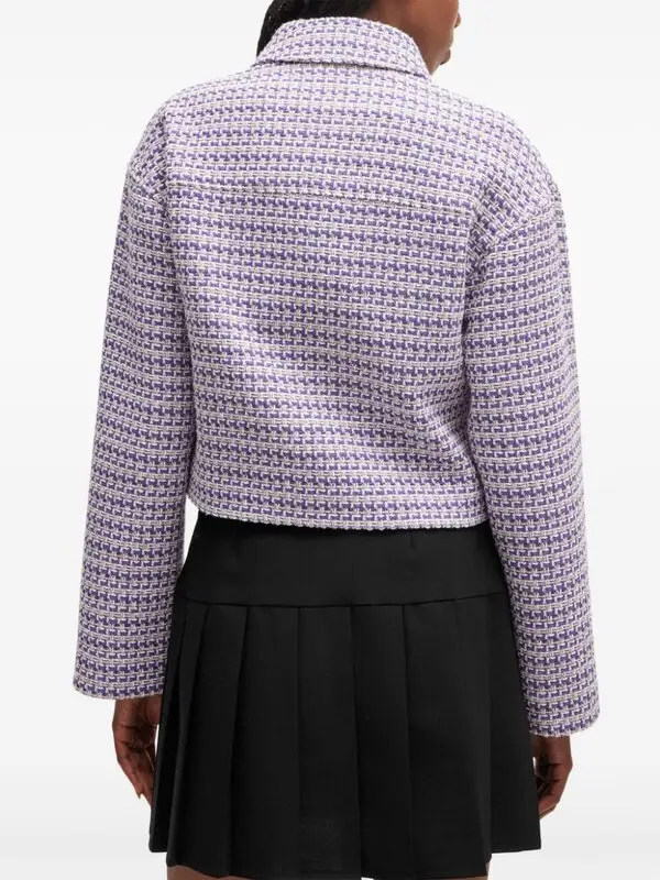 Hugo Tweed Cropped Jacket
