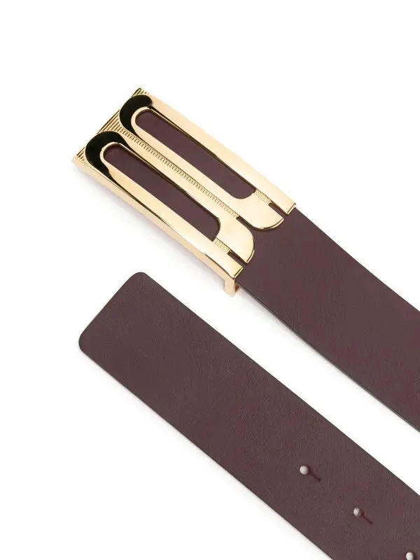 Victoria Beckham Jumbo Frame Belt - Purple