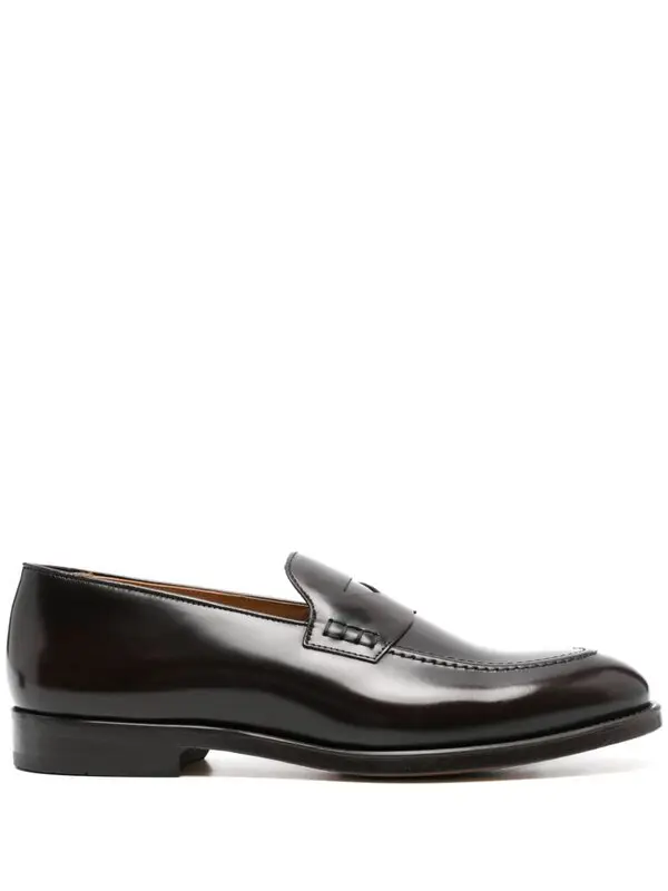 DOUCAL'S Leather Loafers - Brown