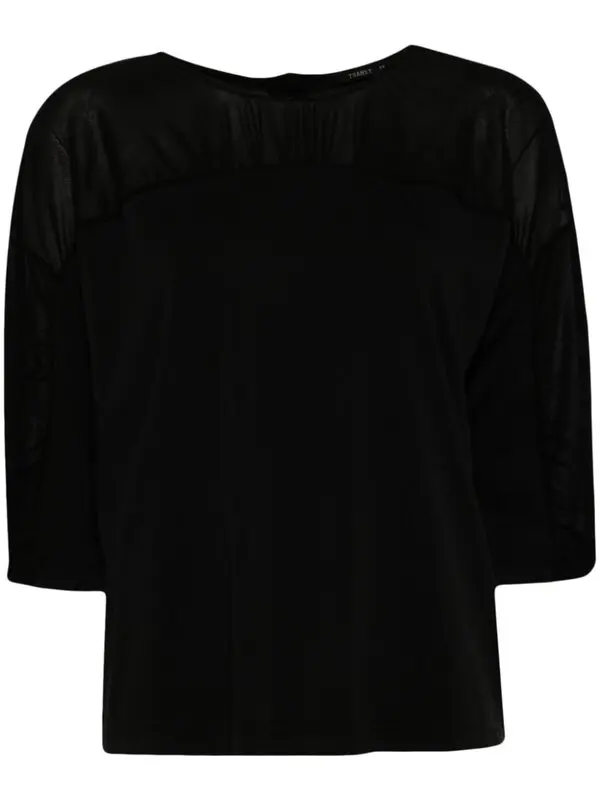 Transit Gathered Three-quarter-sleeved Blouse