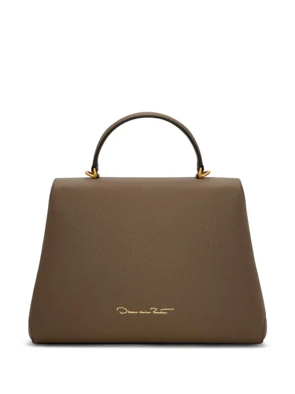 Oscar De La Renta The Poppy Tote Bag - Brown