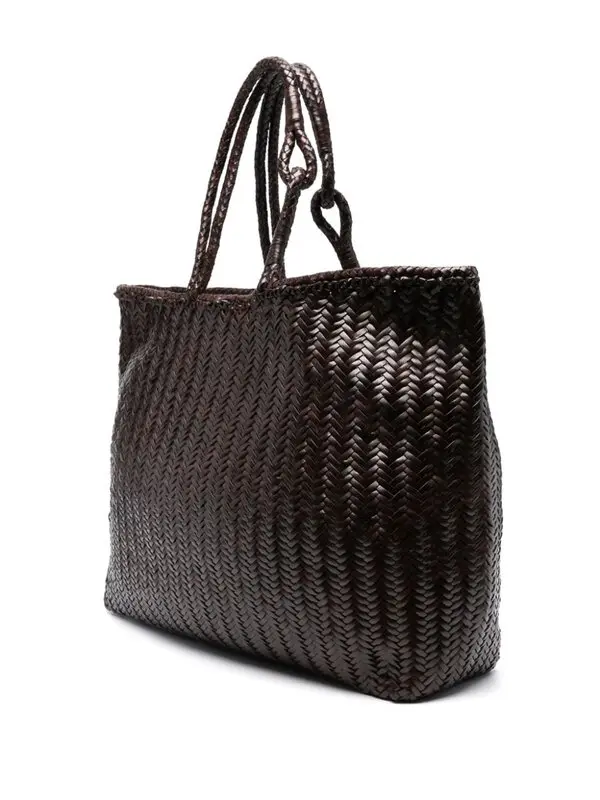 LEMAIRE Woven Leather Tote Bag
