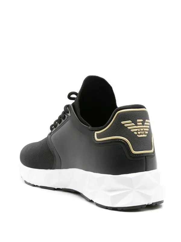 Emporio Armani Logo-print Mesh Sneakers