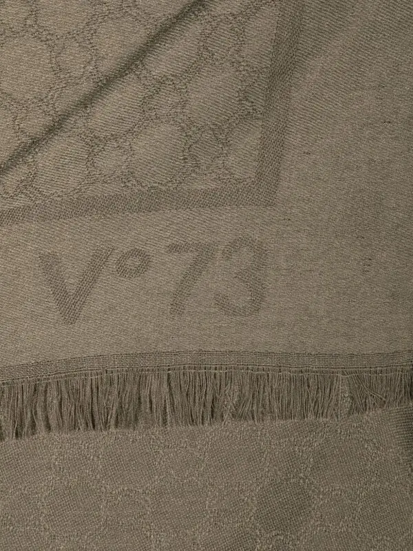 V°73 Logo-pattern Scarf