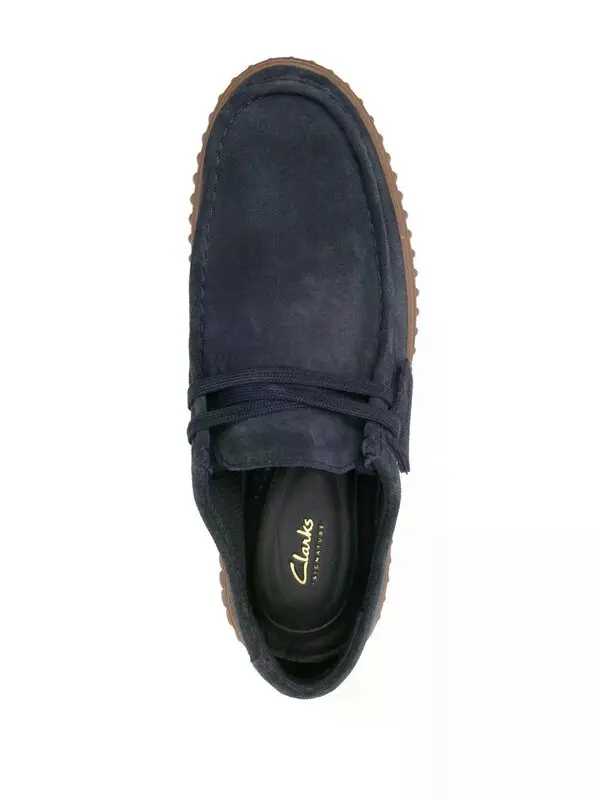 Clarks Torhill Lo Derby Shoes - Blue