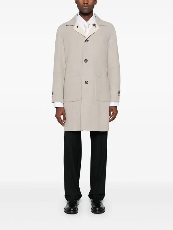Eleventy Reversible Wool Coat