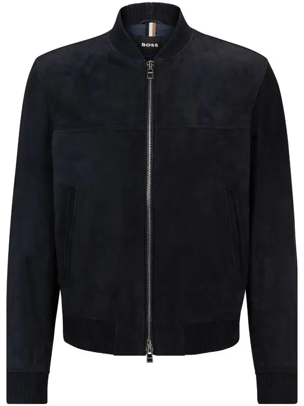 BOSS Suede Bomber Jacket