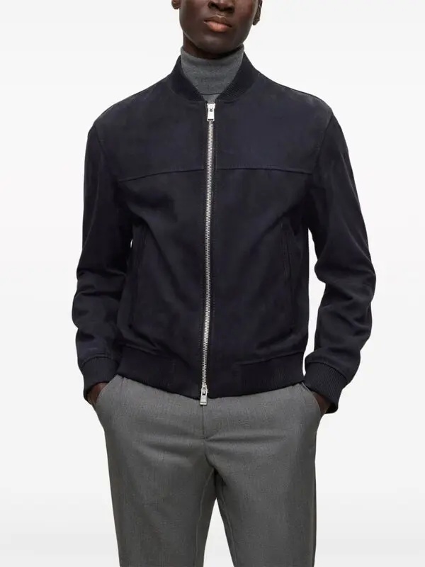 BOSS Suede Bomber Jacket