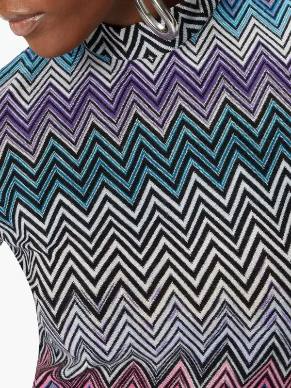 Missoni Zigzag Mini Dress - Green
