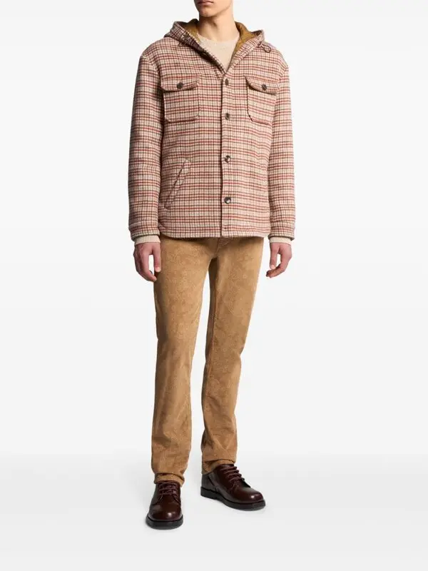 Etro Tartan-check Hooded Shirt Jacket