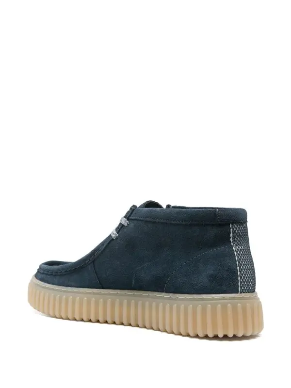 Clarks Torhill Hi Ankle Boots - Blue