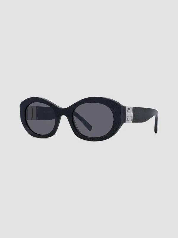 Givenchy 4g 52mm Oval Sunglasses - Black