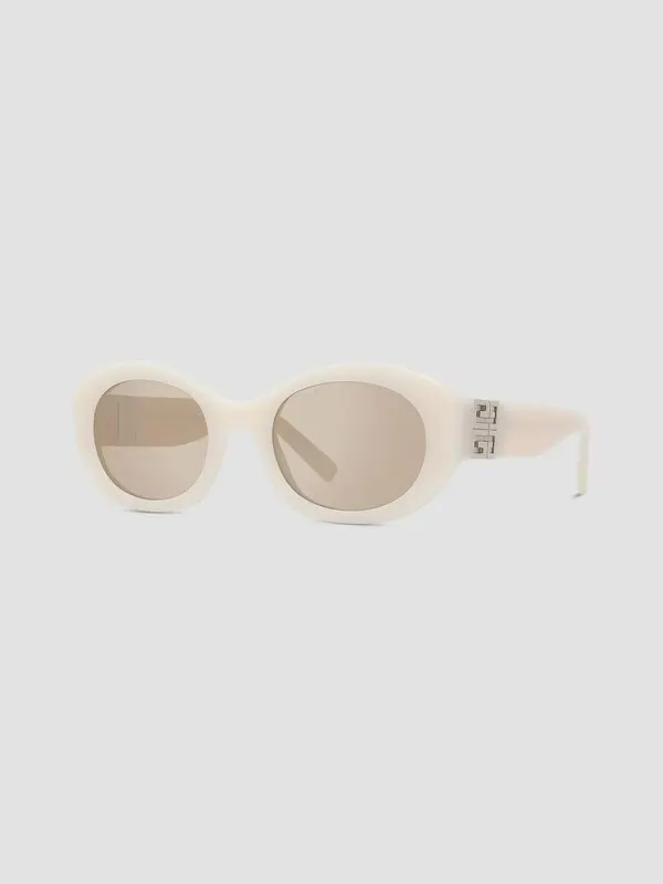 Givenchy 4g 52mm Oval Sunglasses - Ivory