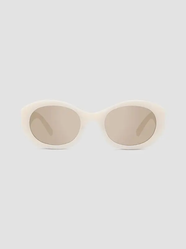 Givenchy 4g 52mm Oval Sunglasses - Ivory