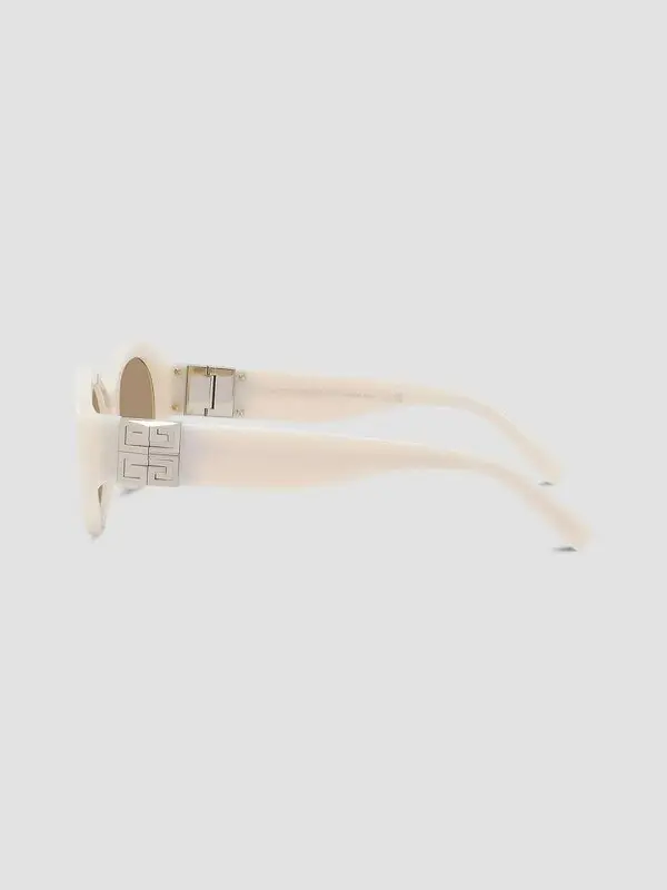 Givenchy 4g 52mm Oval Sunglasses - Ivory