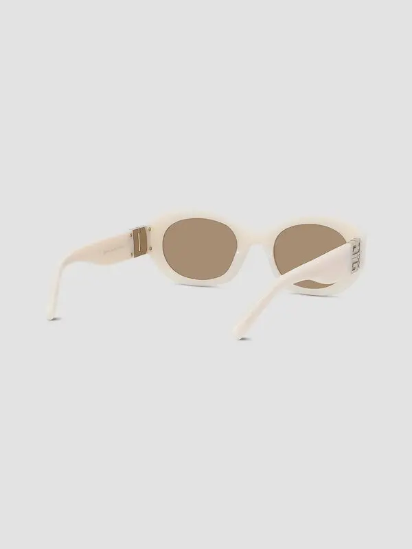 Givenchy 4g 52mm Oval Sunglasses - Ivory