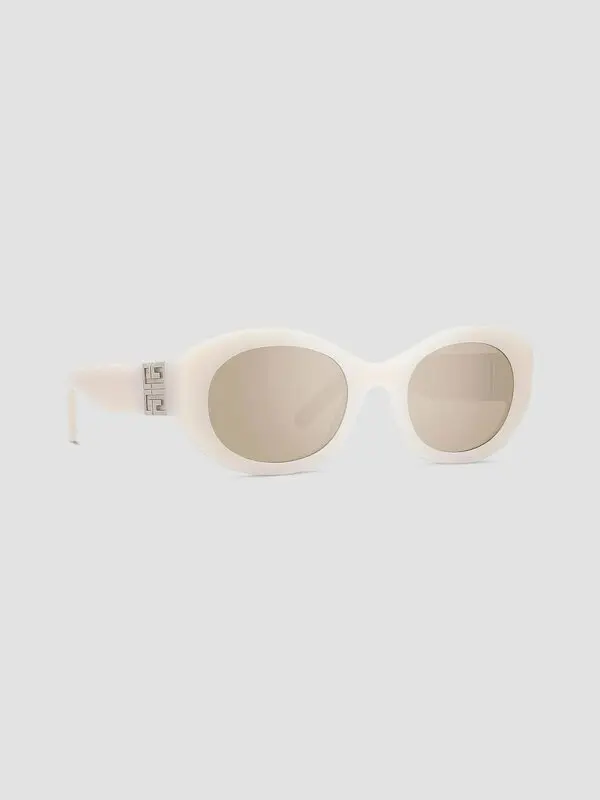 Givenchy 4g 52mm Oval Sunglasses - Ivory