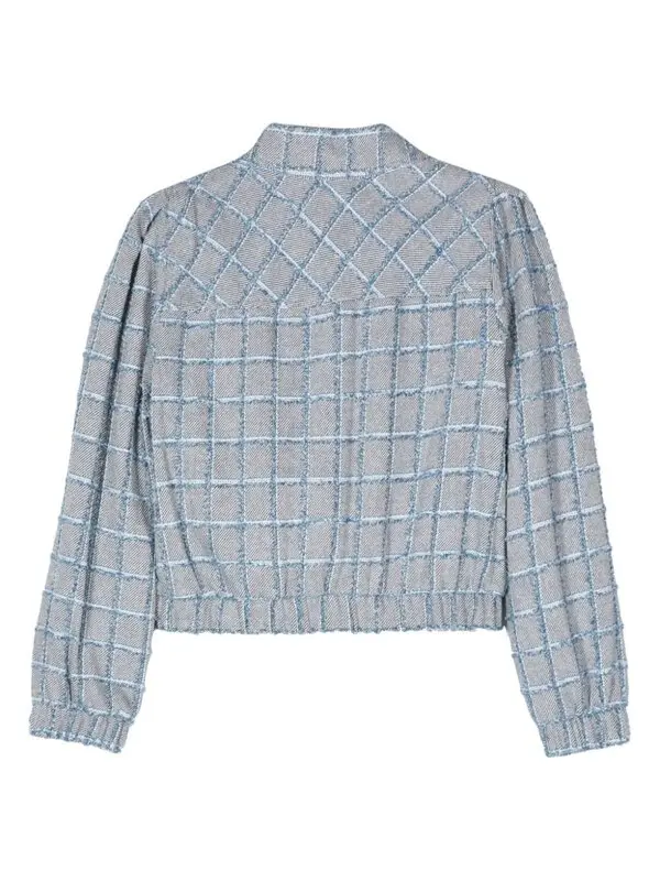 BOSS Check-pattern Tweed Jacket
