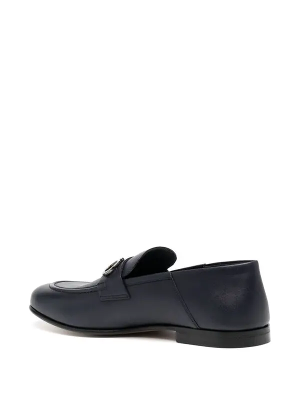 FERRAGAMO Gancini Loafers - Blue