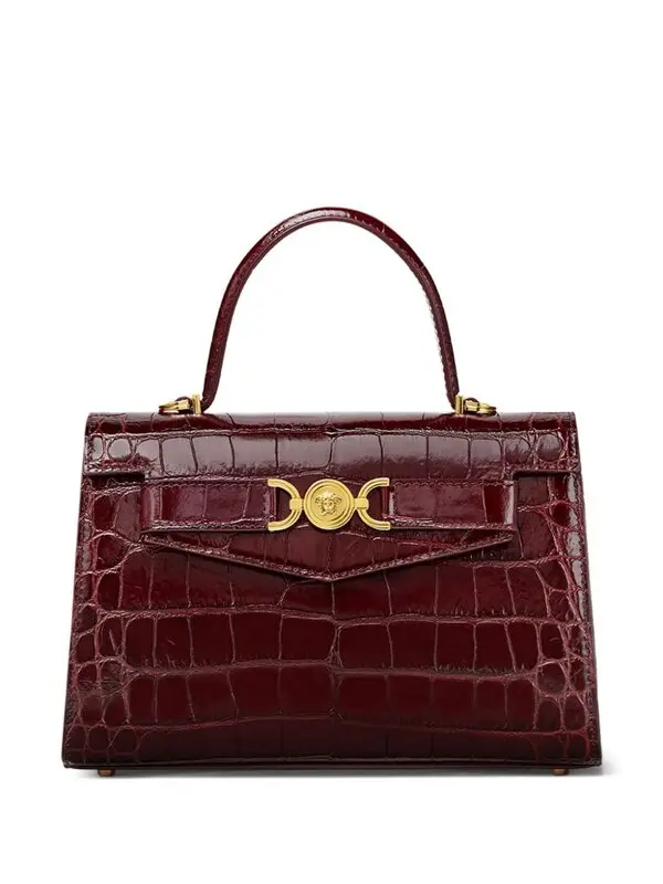 Versace Medusa '95 Croc-effect Tote - Brown