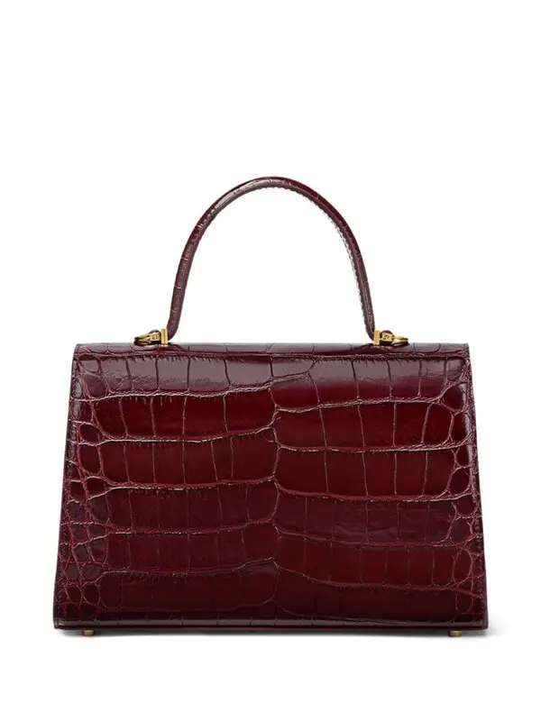 Versace Medusa '95 Croc-effect Tote - Brown