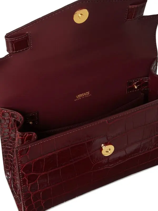 Versace Medusa '95 Croc-effect Tote - Brown