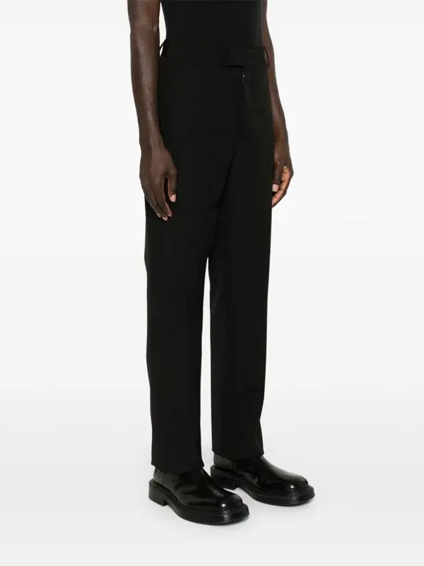 FERRAGAMO Straight-leg Trousers - Black