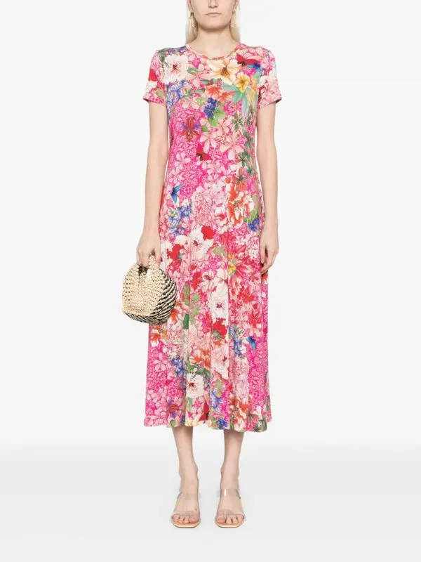 Johnny Was Janie Floral Print Dress