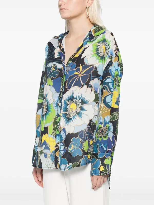 Johnny Was Jenn Floral Shirt