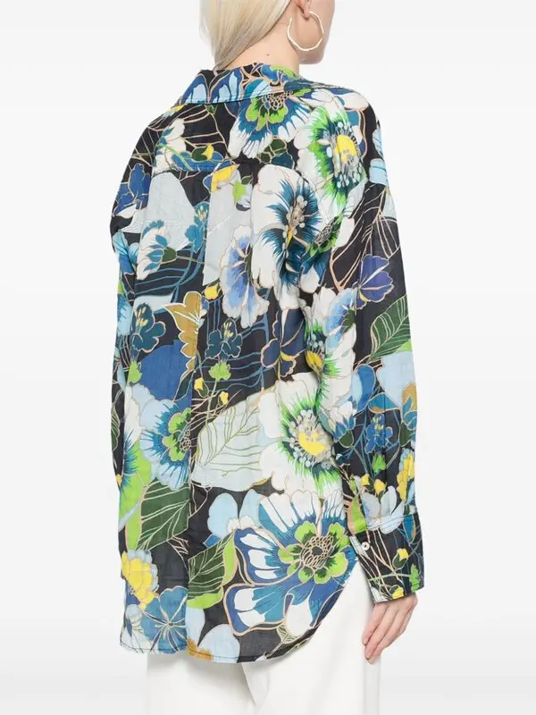 Johnny Was Jenn Floral Shirt