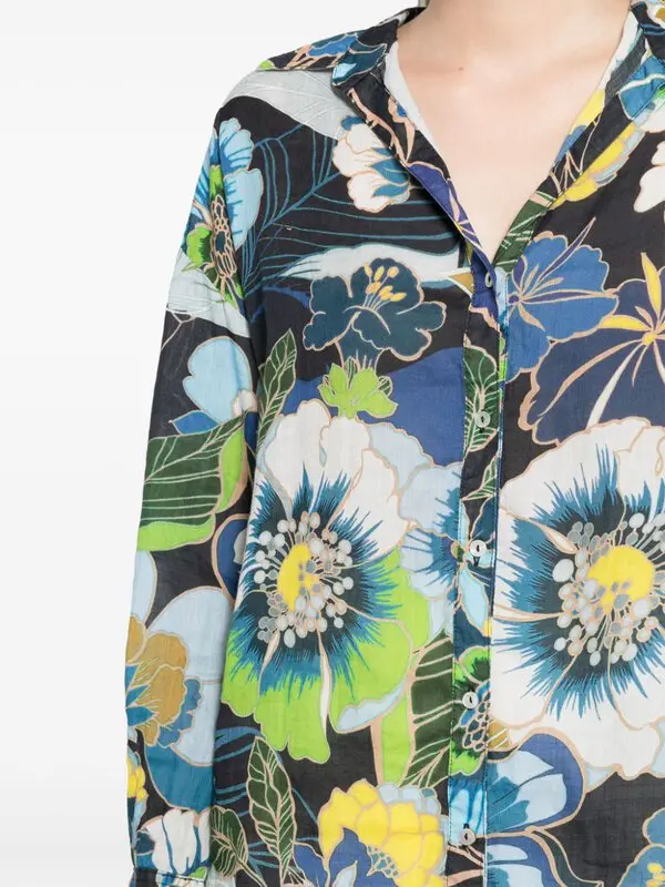 Johnny Was Jenn Floral Shirt