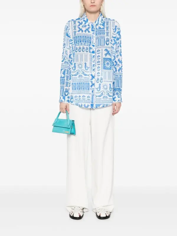 Johnny Was Acantha Printed Shirt