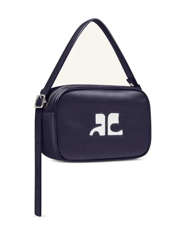 COURREGES Reedition Leather Camera Bag
