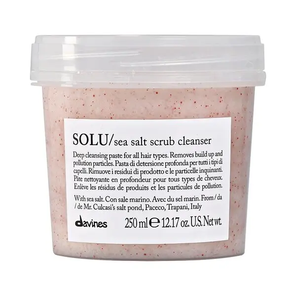 DAVINES Solu Sea Salt Scrub Cleanser - One-color