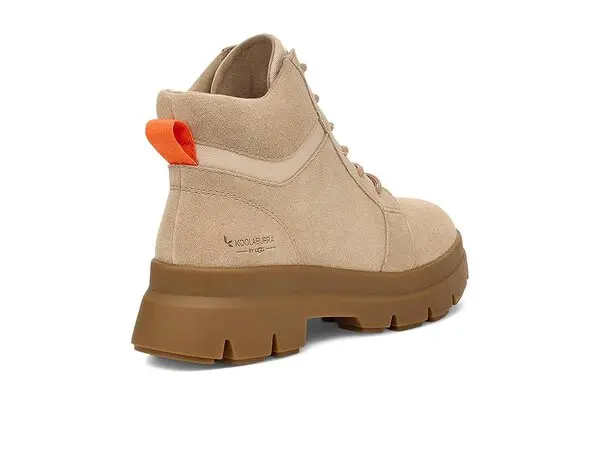 KOOLABURRA BY UGG Jozie Lace-up Suede Combat Boots - Bone