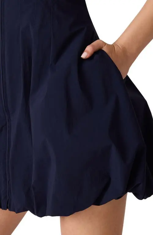 Steve Madden Dyanne Bubble Hem Minidress - Midnight