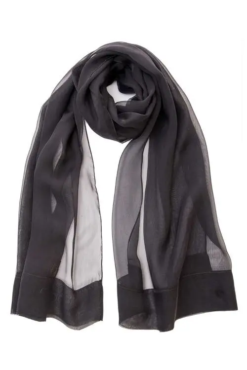ELIZABETTA Carmensilk Scarf/shawl For - Black