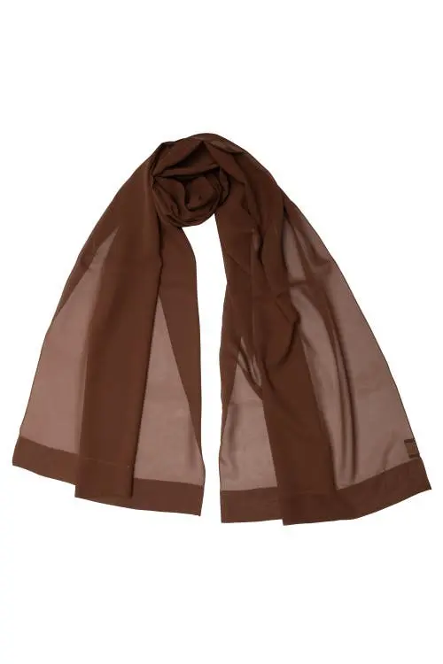 ELIZABETTA Carmensilk Scarf/shawl For - Chocolate