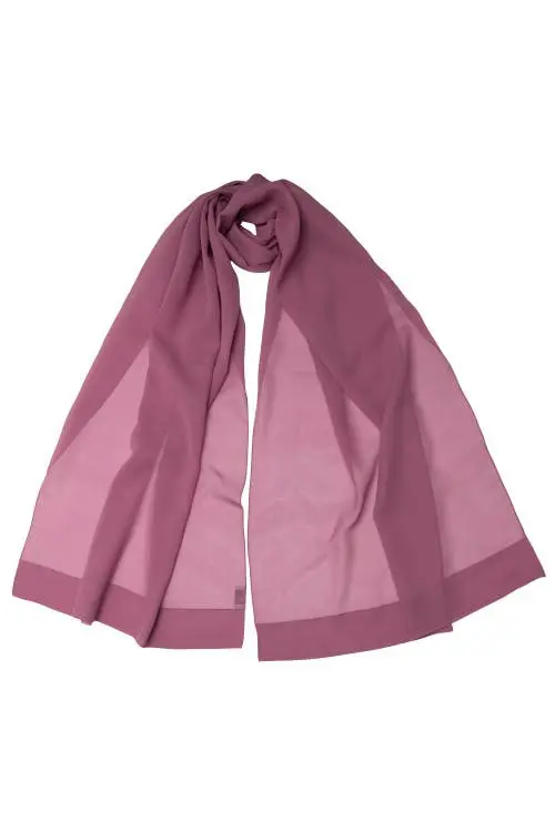 ELIZABETTA Carmensilk Scarf/shawl For - Plum Sorbet