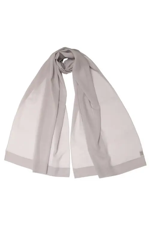 ELIZABETTA Carmensilk Scarf/shawl For - Silver Mist