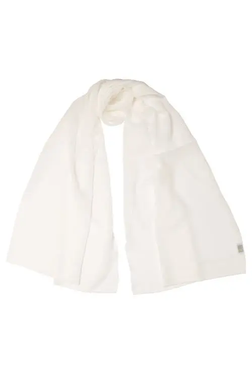ELIZABETTA Carmensilk Scarf/shawl For - White