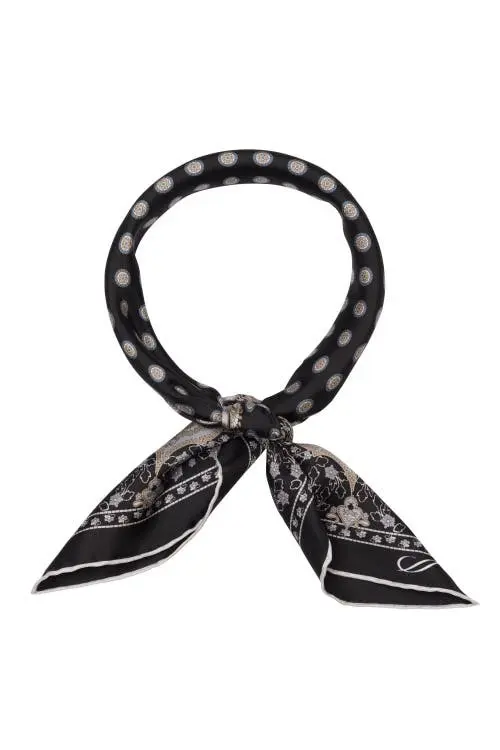 ELIZABETTA Filippohand Rolled Silk Neckerchief For