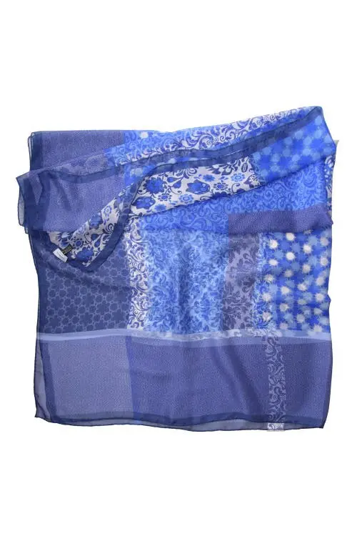 ELIZABETTA Dafnelarge Silk Scarf For