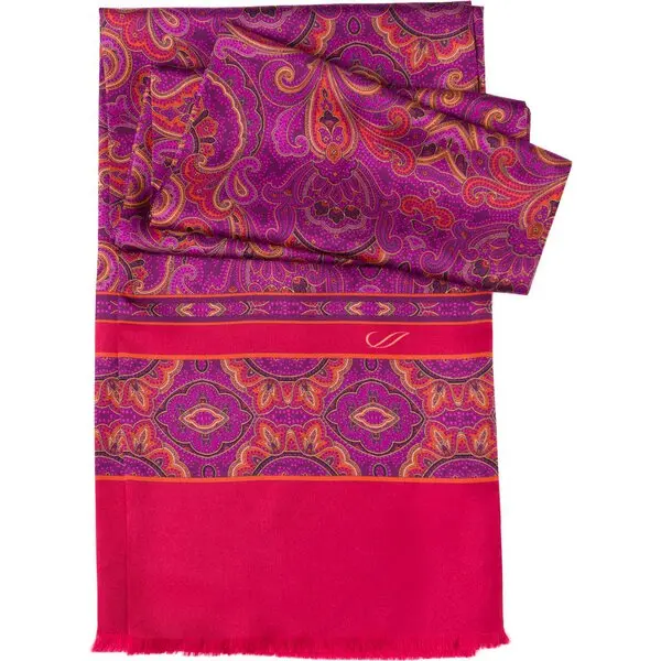 ELIZABETTA Ferrarasilk Scarf For - Magenta