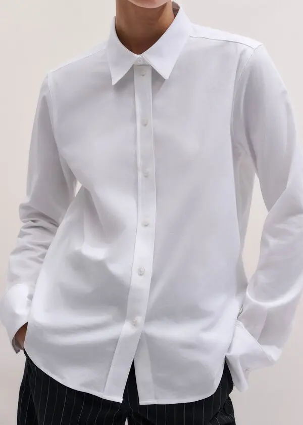 ME+EM Travel Layering Shirt - White