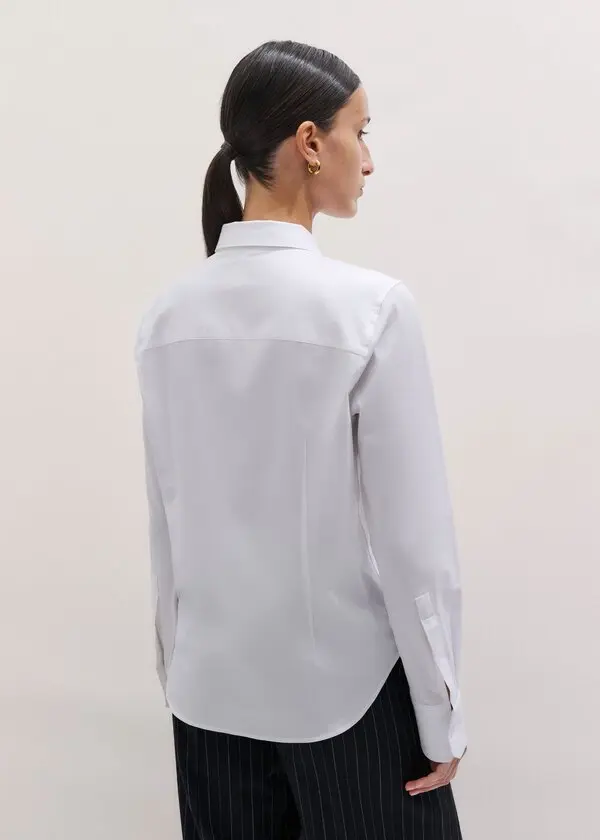 ME+EM Travel Layering Shirt - White
